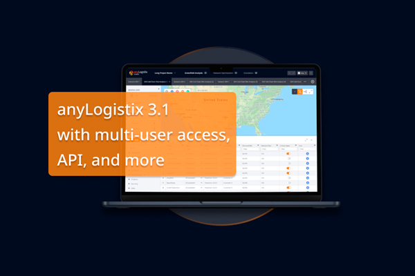 anyLogistix 3.1: API, multi-user access & performance boost | anyLogistix